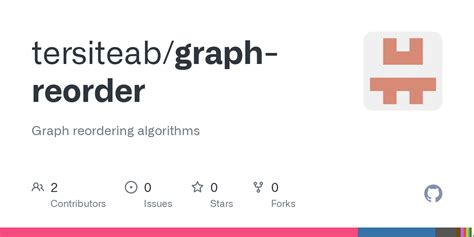 github tersiteab graph reorder graph reordering algorithms