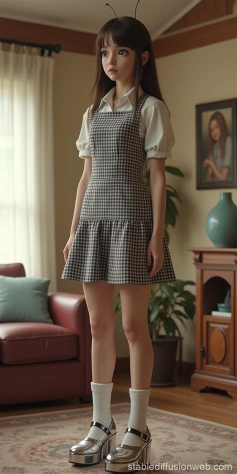 Android Robot Standing In Farmhouse Stable Diffusion Online