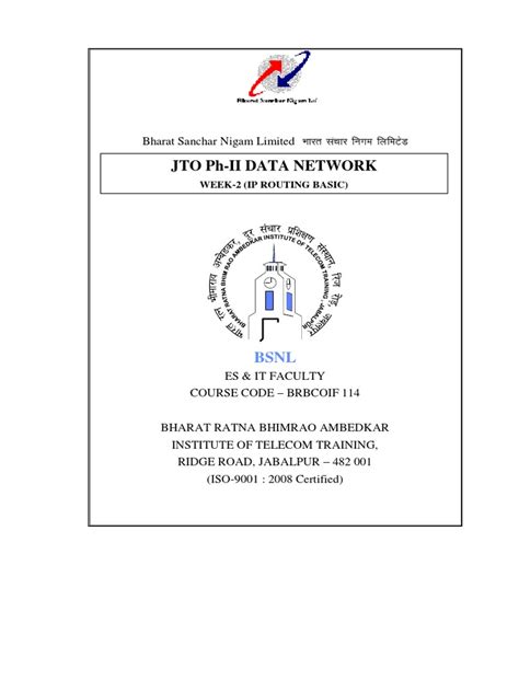 Module 2 Ip Routing Basic Pdf Routing I Pv6