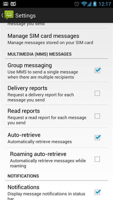 2 3 gingerbread text messaging group text message android