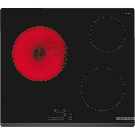 Плот за вграждане Bosch PKM631BB2E, Витрокерамика, 3 зони за готвене ...