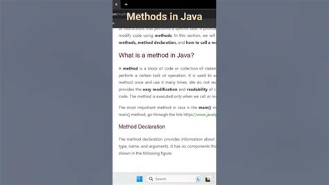 Learn Methods In Java By Btechcoadingwalajava Saurabhsukla Durgasir