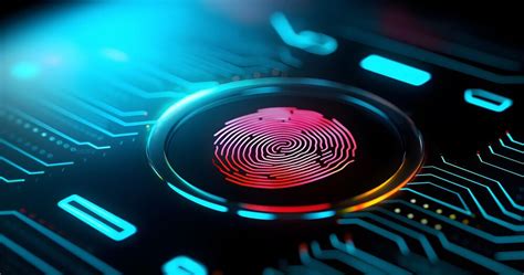 Premium Photo Digital Fingerprint Scanner Enhancing Security Biometric Identity Data