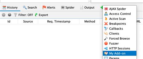 ZAP Creating A New Add On In Zap Extensions