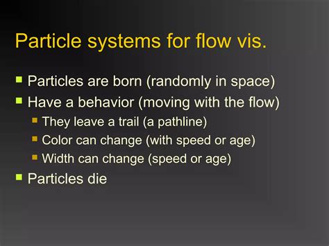 Visual Thinking Colin Ware Lectures 2013 2 Flow Visualization Ppt