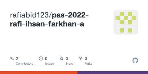 Github Rafiabid123pas 2022 Rafi Ihsan Farkhan A
