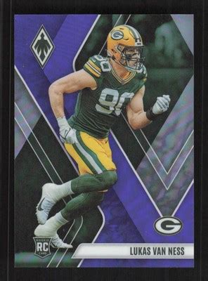 Lukas Van Ness 2023 Panini Phoenix Purple 125 Rookie 146 Ebay