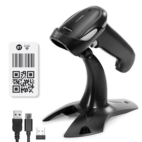2d Wireless Bt 2 4g Barcode Scanner With Stand V Lhhbs A1 Volcora