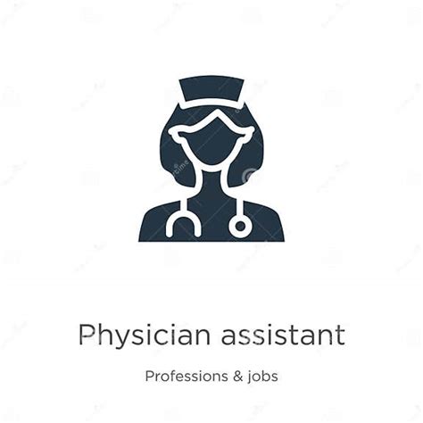 Physician Assistant Icon Vector Trendy Flat Physician Assistant Icon