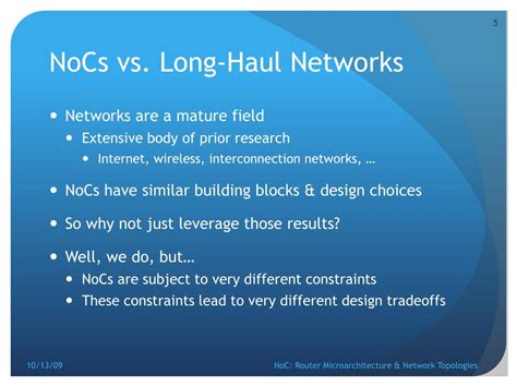 Ppt Networks On Chip Router Microarchitecture And Network Topologies