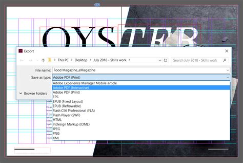 How To Export A Pdf From Indesign Indesign Skills