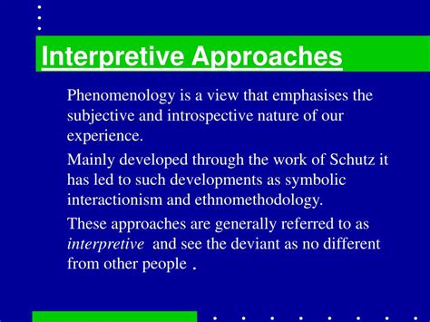 Ppt Interpretive Approaches Powerpoint Presentation Id254216