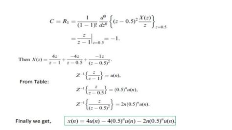 inverse z tranform day 3 ppt
