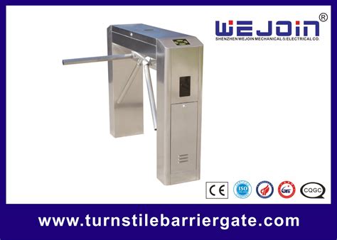 Fingerprint Rfid Card Reader Security Swing Barrier Gate Full Height 304 Stainless Steel