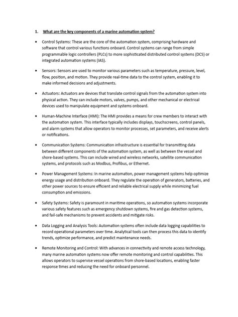 Marine Automation And Control Pdf Automation Reliability Engineering