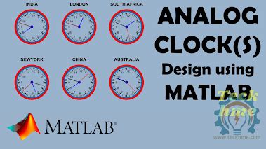Analog Clock Creation Using MATLAB Step By Step Guide And Code Implementation