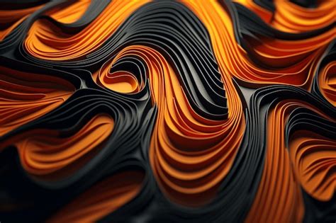 Premium Photo Dynamic African Pattern With Rhythmic Lines And