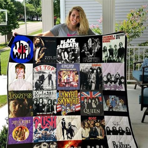 Class Rock Albums Quilt Blanket Dreamrooma