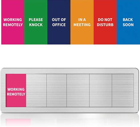 Office Door Signs 6 Options Do Not Disturb Please Knock