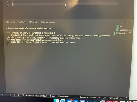Esp32 Connected To Macbook Through Bluetooth But No Messages Received