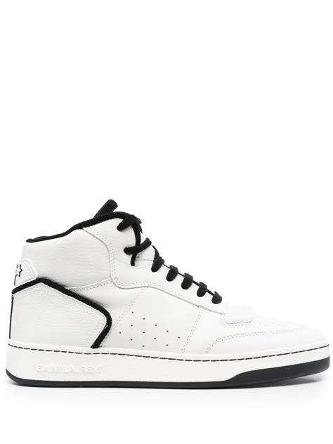 Saint Laurent Sl High Top Sneakers White Farfetch
