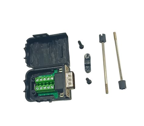 Db9 Rs232 485 9pin Terminal Male Screw With Shell And Screw Zbotic