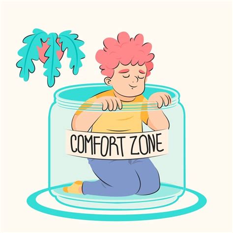 Free Vector Hand Drawn Comfort Zone Illustration
