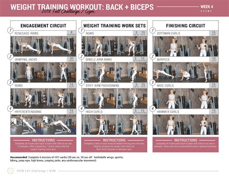 Fall Challenge Back Biceps Workout W4d3 Lauren Gleisberg