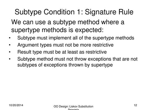 PPT OO Design Liskov Substitution Principle PowerPoint Presentation ID 5640570