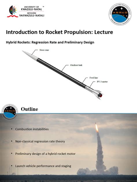 Lecture Hybrid Rockets Regression Rate And Preliminary Design Pdf Rocket Engine Rocket