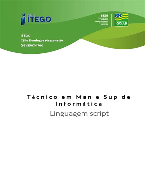 Linguagem De Script Portugol Pdf Algoritmos C Linguagem De