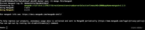 使用docker安装mongodb数据库docker Mongodb Csdn博客