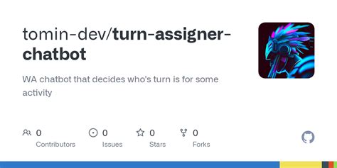 github tomin dev turn assigner chatbot wa chatbot that decides who s