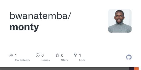 GitHub Bwanatemba Monty