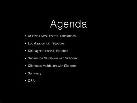 Sitecore Mvc Forms Localization Ppt
