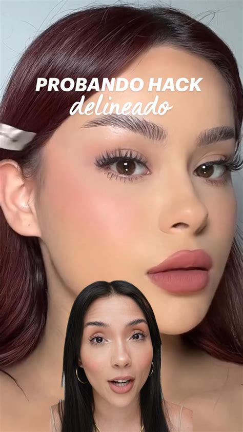 Probé Un Nuevo Hack Para Delinear Hacks De Maquillaje Tutoriales De
