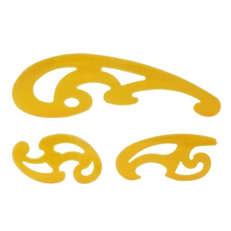 J6pa Geometric Drawing Template Drafting Stencil Measuring Tool Plastic Ruler For Architecture