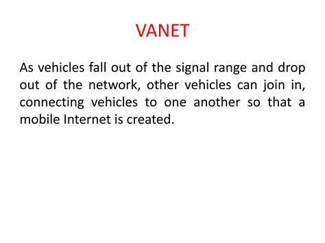 Vanet In Mobile Computing Pptx