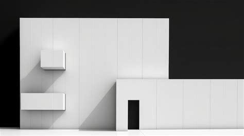 Premium Ai Image Abstract Showcasing Minimalist Compositions With Clean Lines Shapes And Space