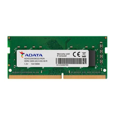 แรมโน้ตบุ๊ค Adata Ram Notebook Ddr4 8gb 3200mhz Cl19 So Dimm Shopee Thailand