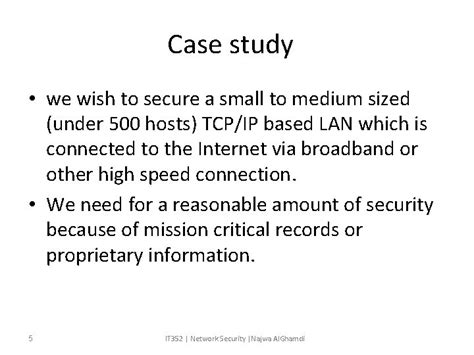 Secure Network Design Designing A Secure Local Area