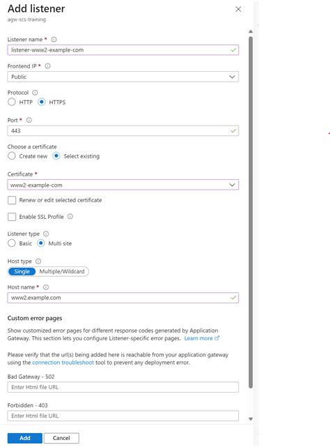 Azure Hints And Tips Application Gateway Configuration With Multiple