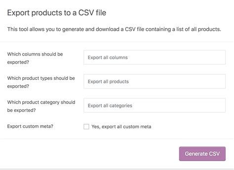 Product CSV Importer And Exporter Documentation WooCommerce