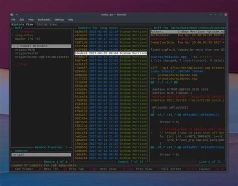 interface para o git grv no linux como instalar via snap