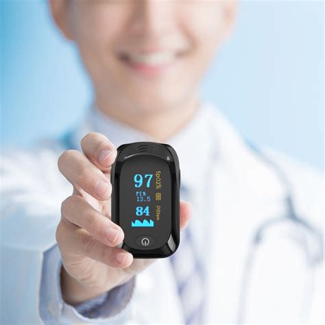 Portable Fingertip Pulse Oximeter Blood Oxygen Sat Grandado