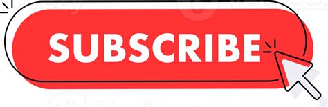 Set Of Subscribe Button Hand Pointer Clicking Subscribe Web Buttons 50703731 Png