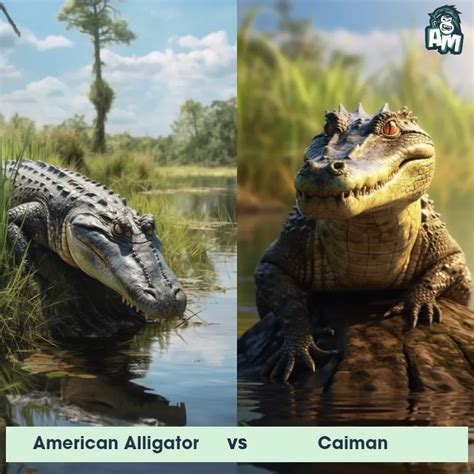 American Alligator Vs Caiman See Who Wins Animal Matchup