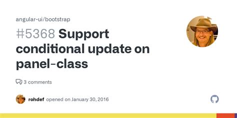 Support Conditional Update On Panel Class · Issue 5368 · Angular Ui