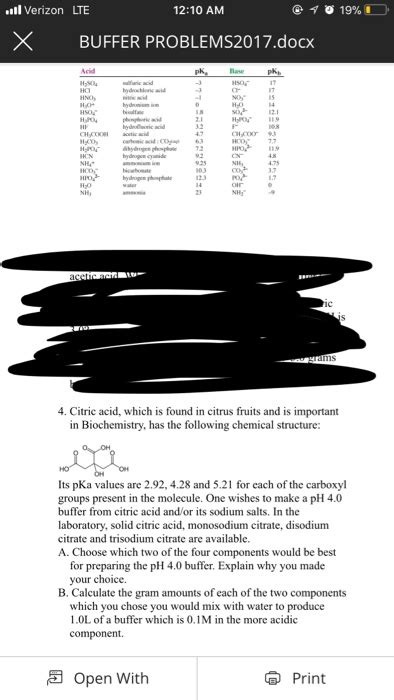 Solved L Verizon Lte 12 10 Am × Buffer Problems2017 Docx