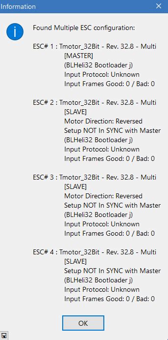 Blheli 32 Telemetry Only With Auto Telemetry On Copter 4 0 Ardupilot Discourse